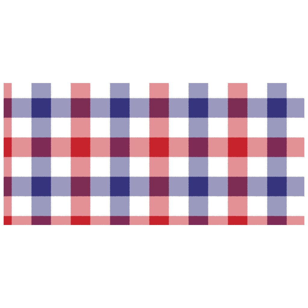 Red White and Blue Gingham Checks Acrylic Tumbler with Straw | Shutterfly