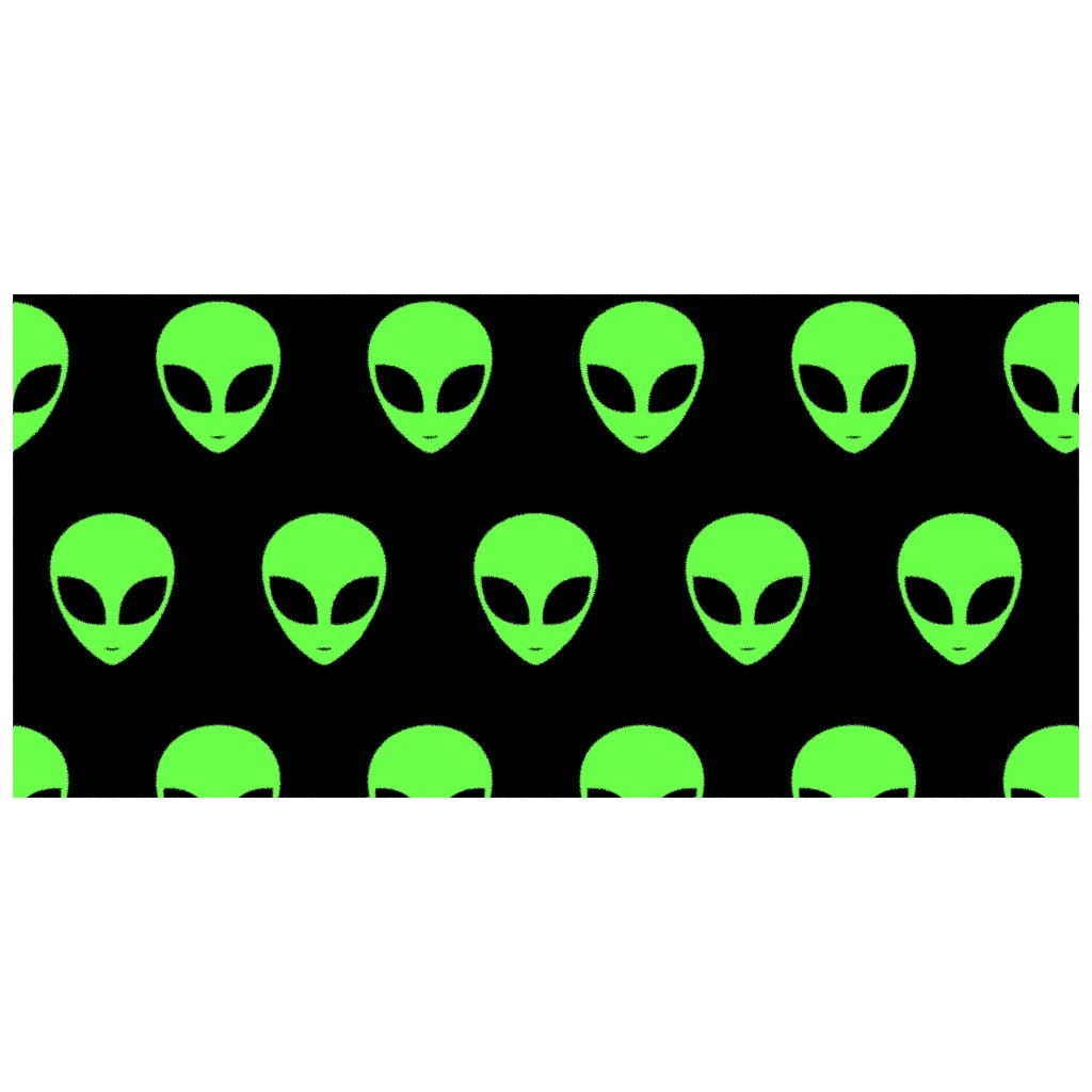 Retro Alien - Neon Green and Black Acrylic Tumbler with Straw | Shutterfly
