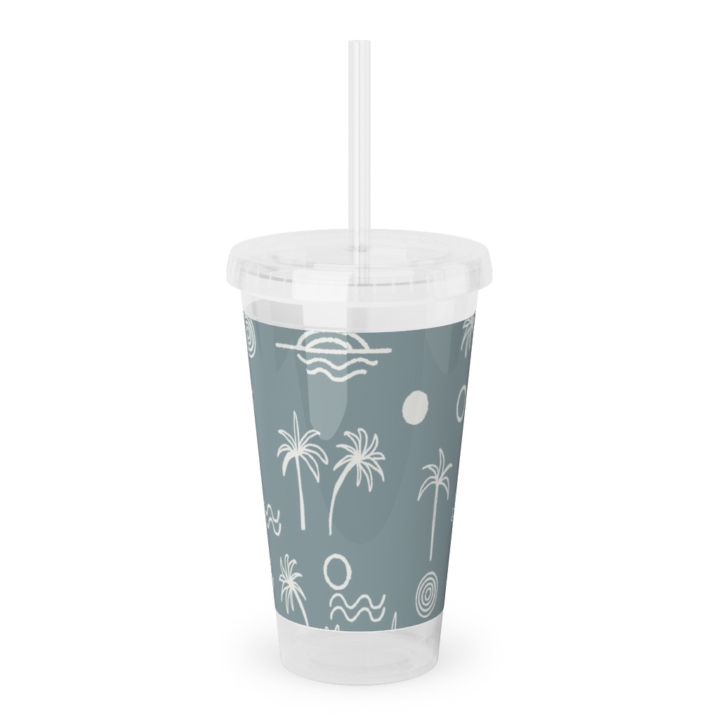 Summer Sun - Slate Acrylic Tumbler with Straw | Shutterfly