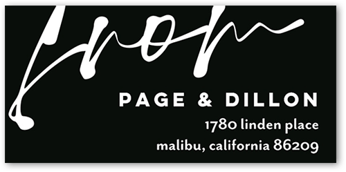 Written In Ink Address Label by Hello Little One | Shutterfly