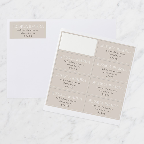 Bold Designation Address Label by Yours Truly | Shutterfly