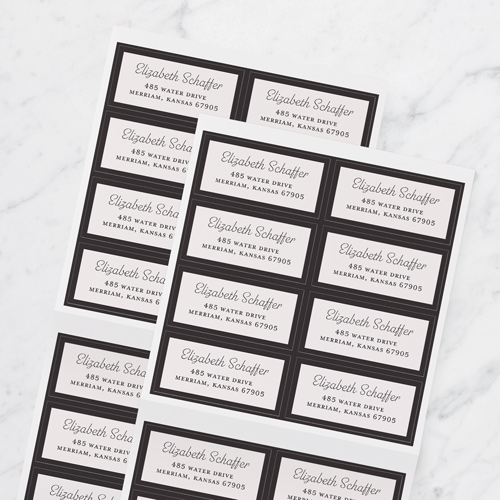 Layered Frame Address Label by Yours Truly | Shutterfly
