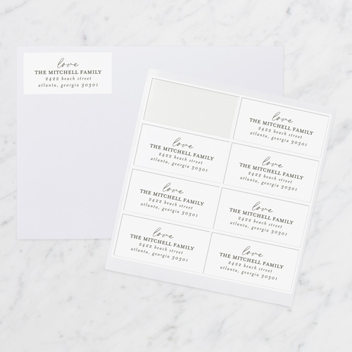 Signature Name Address Label by Yours Truly | Shutterfly