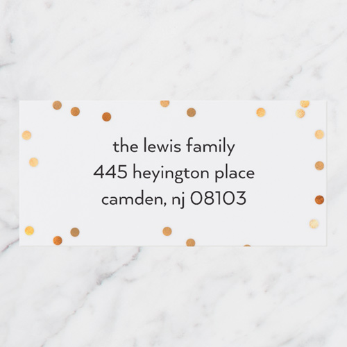 Bokeh Rain Address Label by Yours Truly | Shutterfly