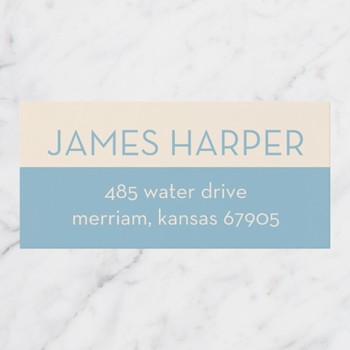 Split Block Address Label by Yours Truly | Shutterfly