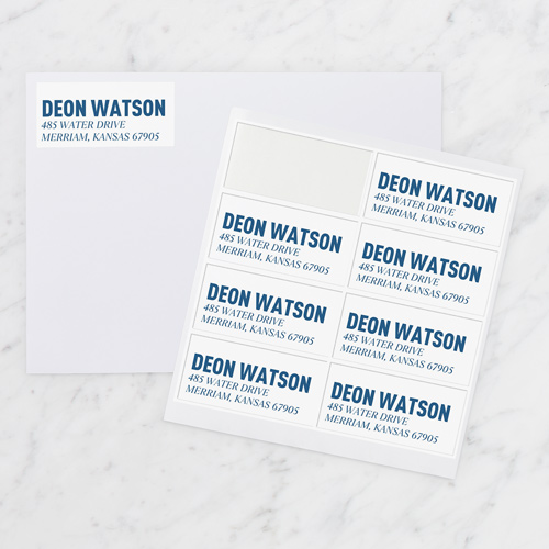 Editable Accomplishment Address Label by Yours Truly | Shutterfly