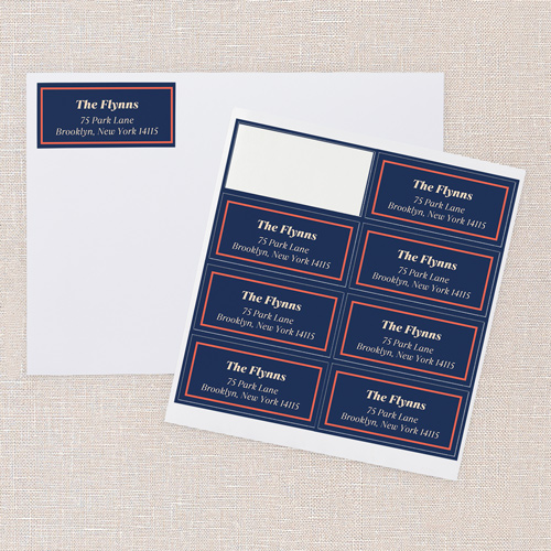 Bright Colorful Collage Address Label by Yours Truly | Shutterfly