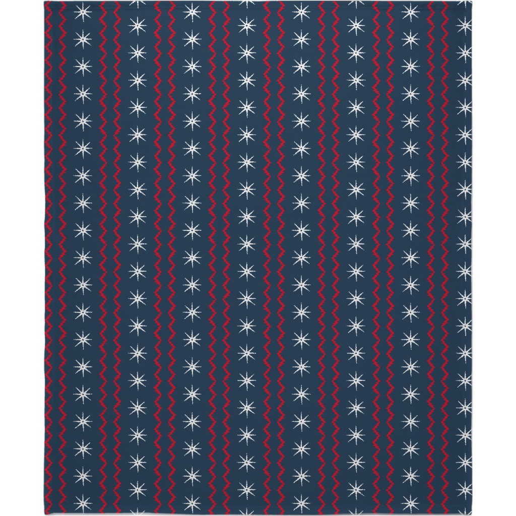 Stars and Stripes - Blue, Red and White Blanket | Shutterfly