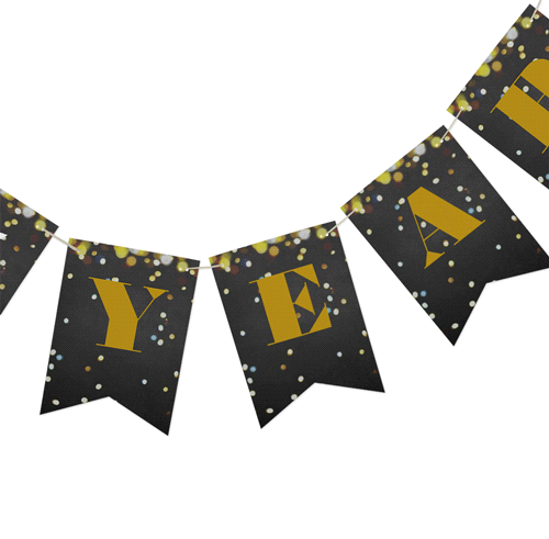 Bokeh Celebration Bunting Banner by Shutterfly | Shutterfly