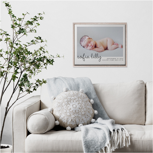 Bottom Text Border Canvas Print by Shutterfly | Shutterfly