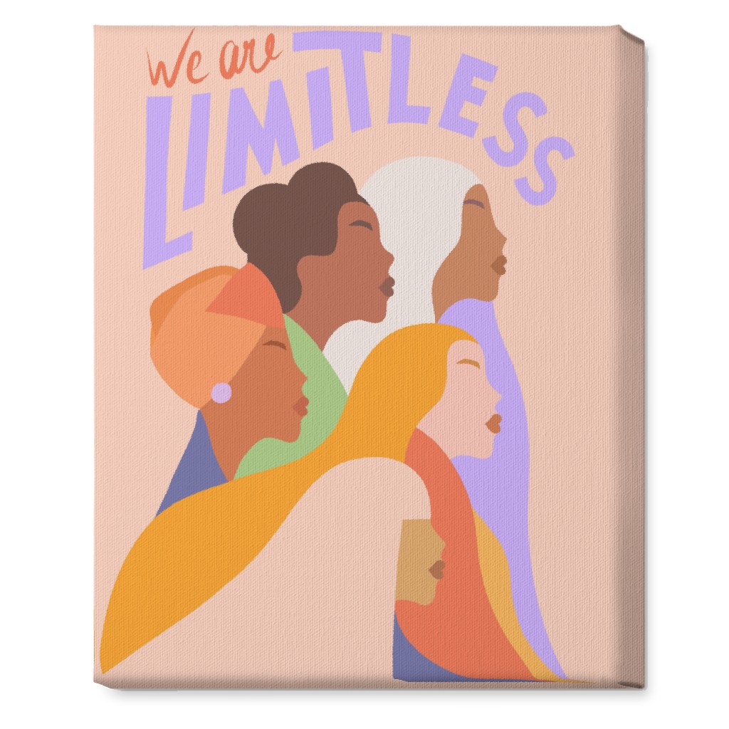 Limitless Woman - Bright Pastels Canvas Print | Shutterfly