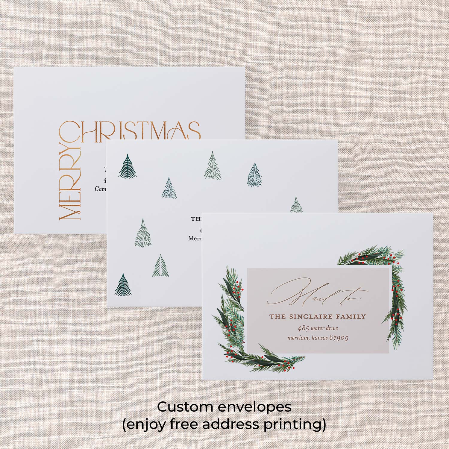 Elegant Luster 5x7 Personalized Foil Card by Yours Truly | Shutterfly