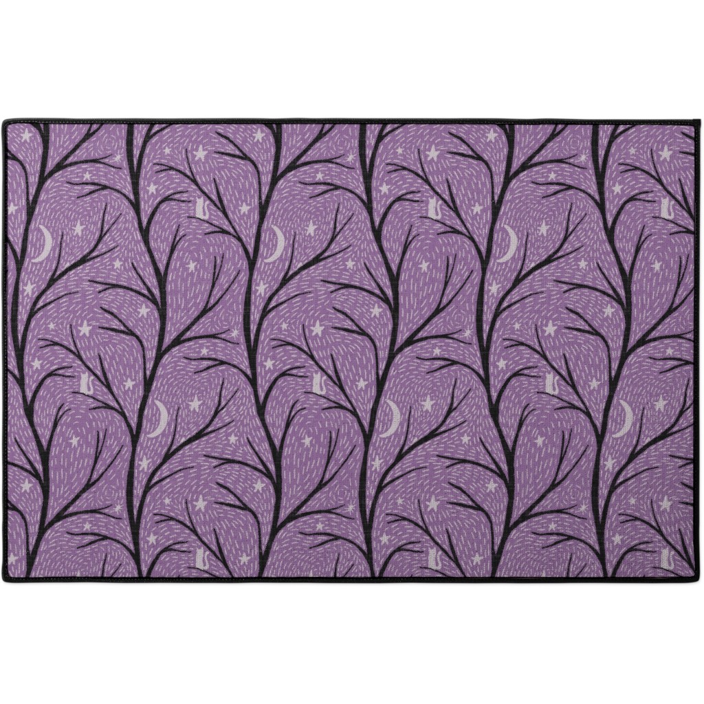 Spooky Night - Purple Door Mat | Shutterfly