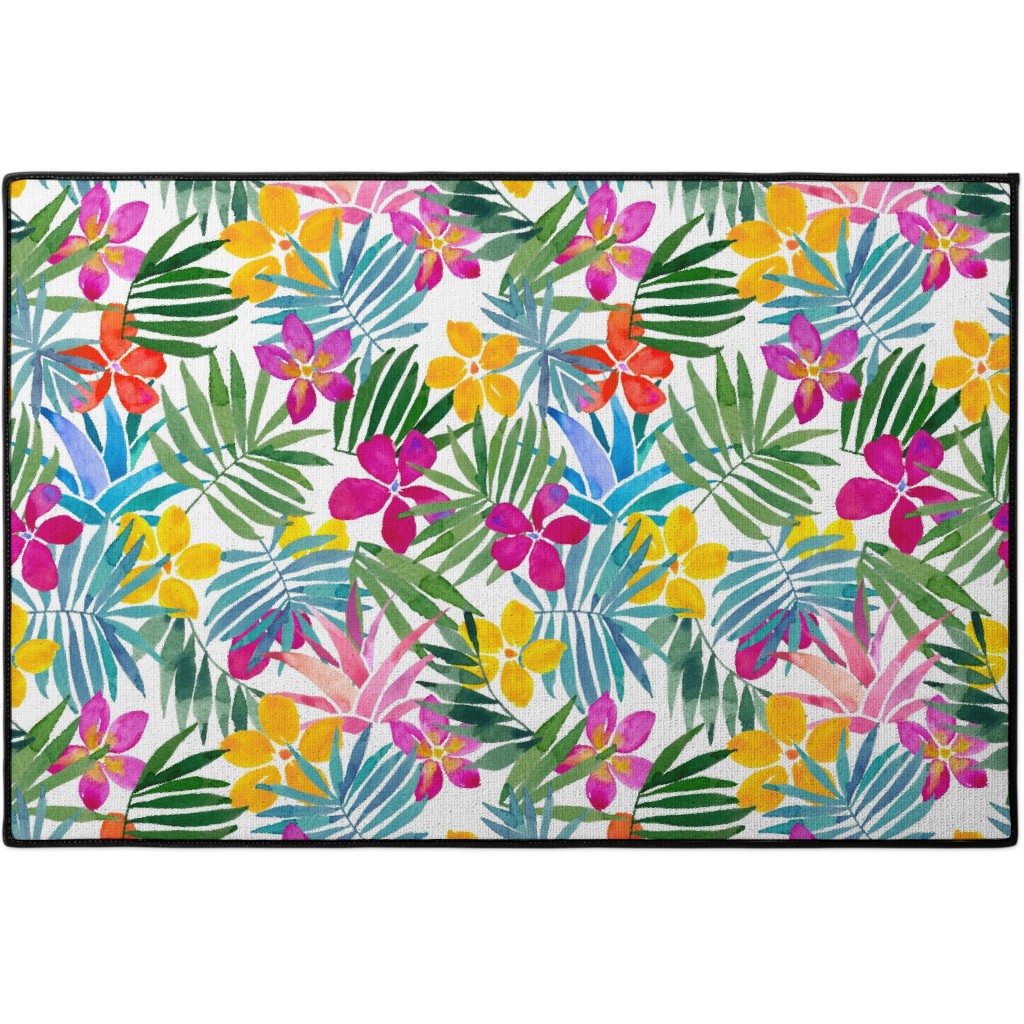 Watercolor Tropical Vibes Blanket | Shutterfly