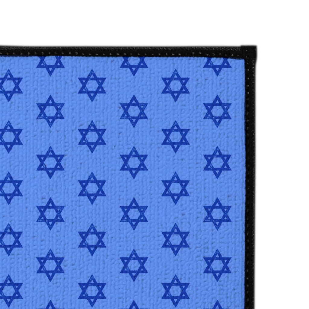 Star of David - Blue Door Mat | Shutterfly