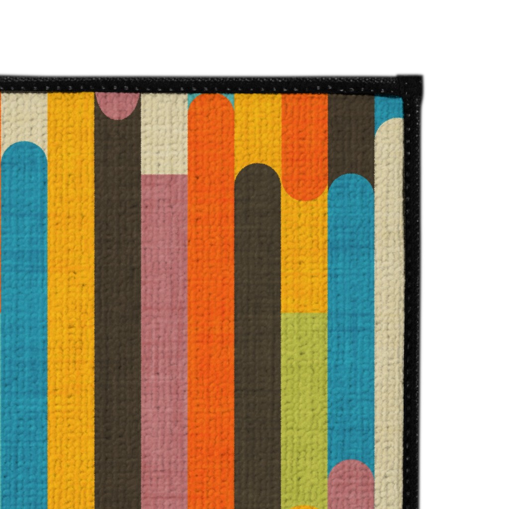Retro Colorblock Sticks - Multi Door Mat | Shutterfly