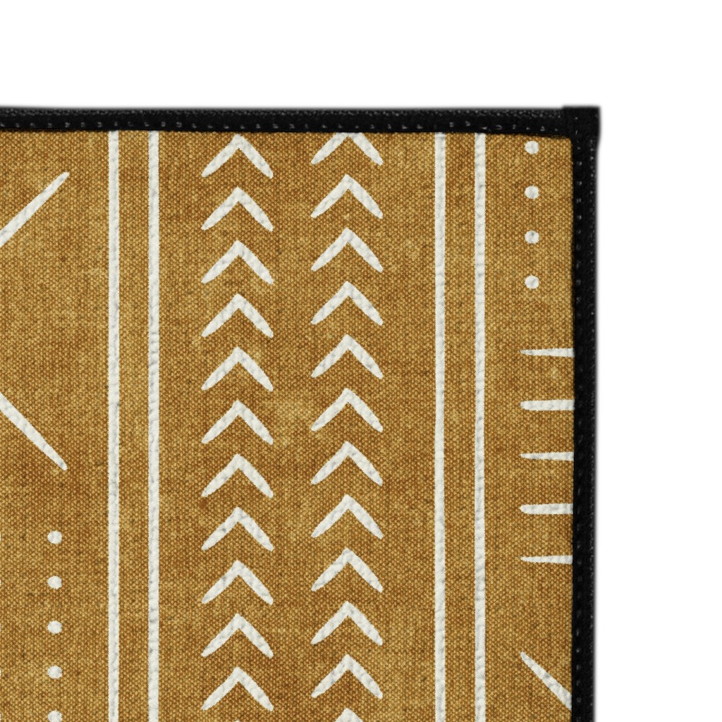 Mudcloth - Mustard Door Mat | Shutterfly