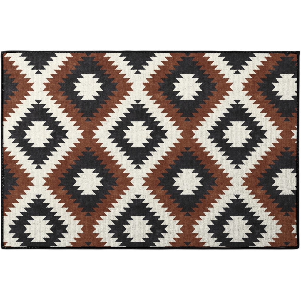 Southwest Geometric Diamond - Light Door Mat | Shutterfly