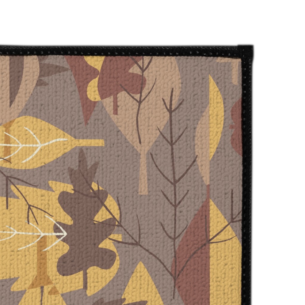 Leaf Pile Door Mat | Shutterfly