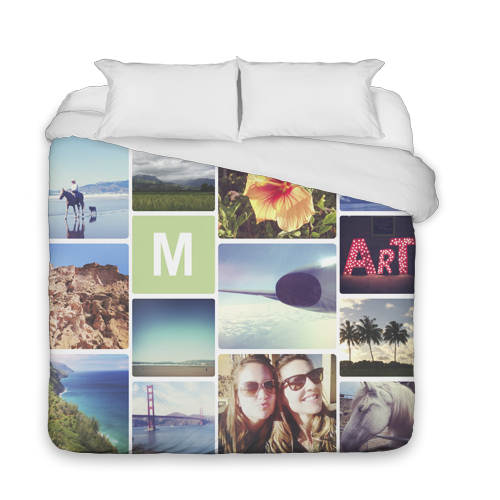 Pictogram Custom Duvet Cover Bedding | Shutterfly