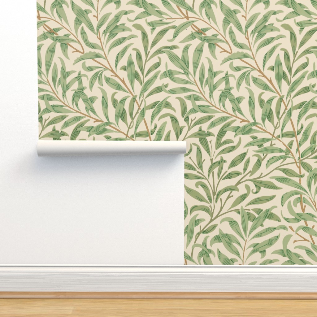 William Morris Willow Bough - Green Wallpaper | Shutterfly