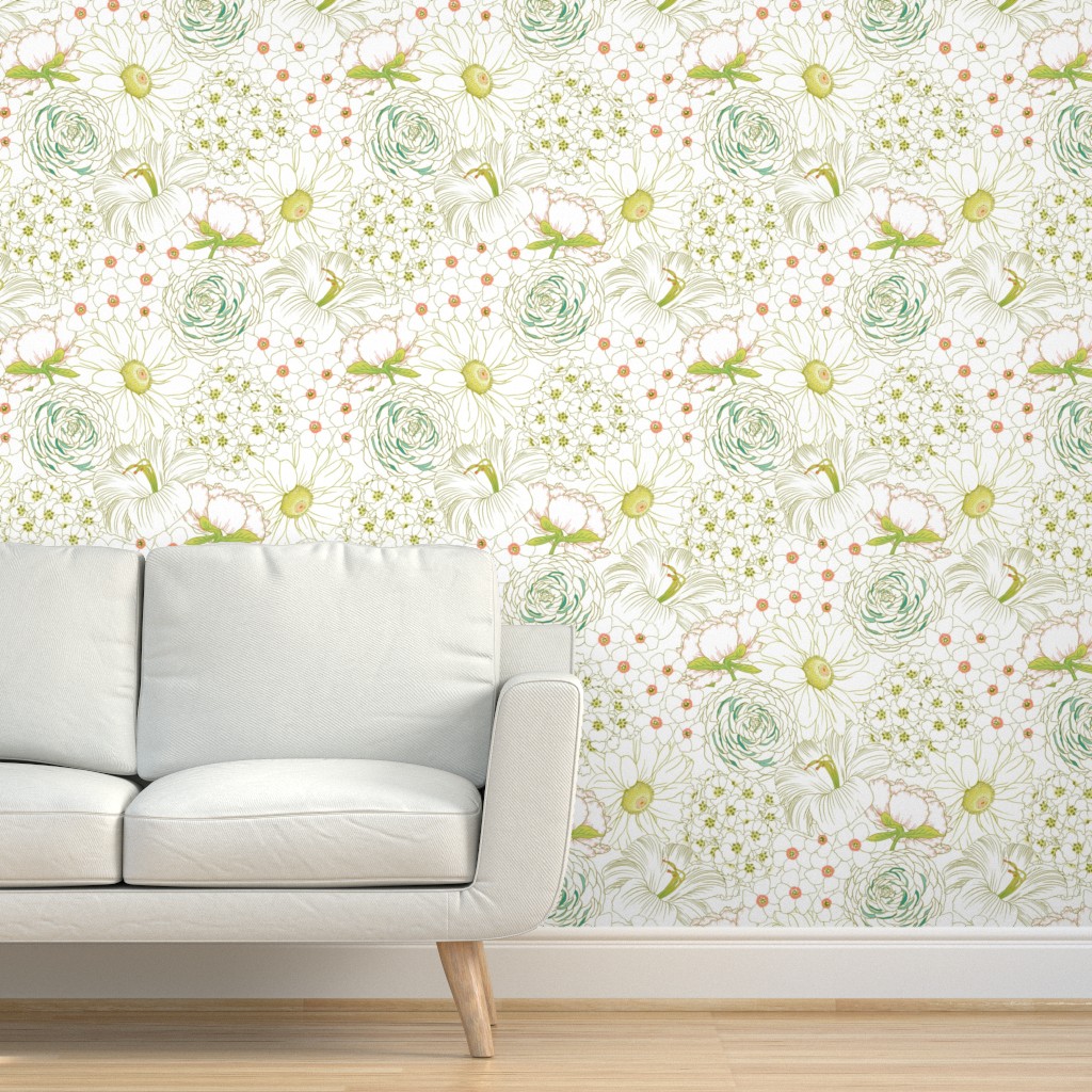 Big Blooms - Multi Wallpaper | Shutterfly