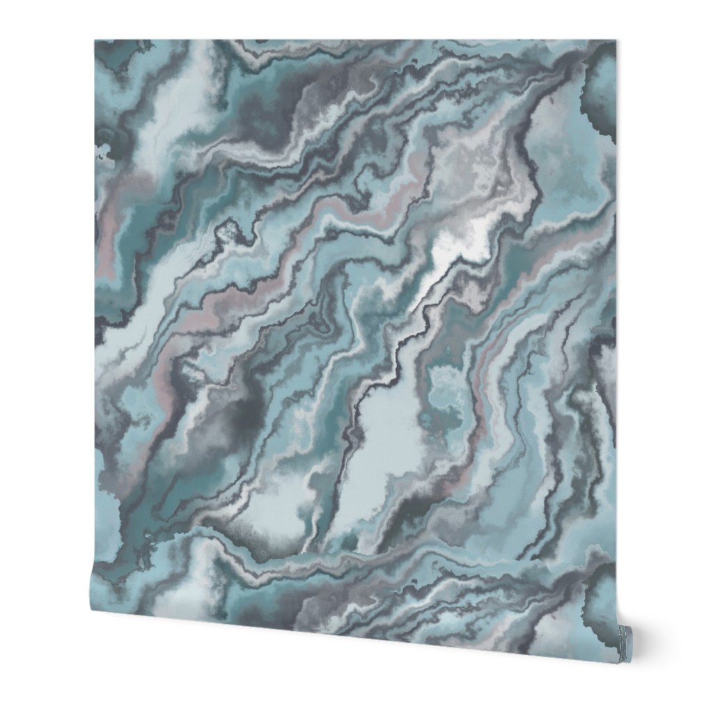 Marble Texture - Blue Wallpaper | Shutterfly
