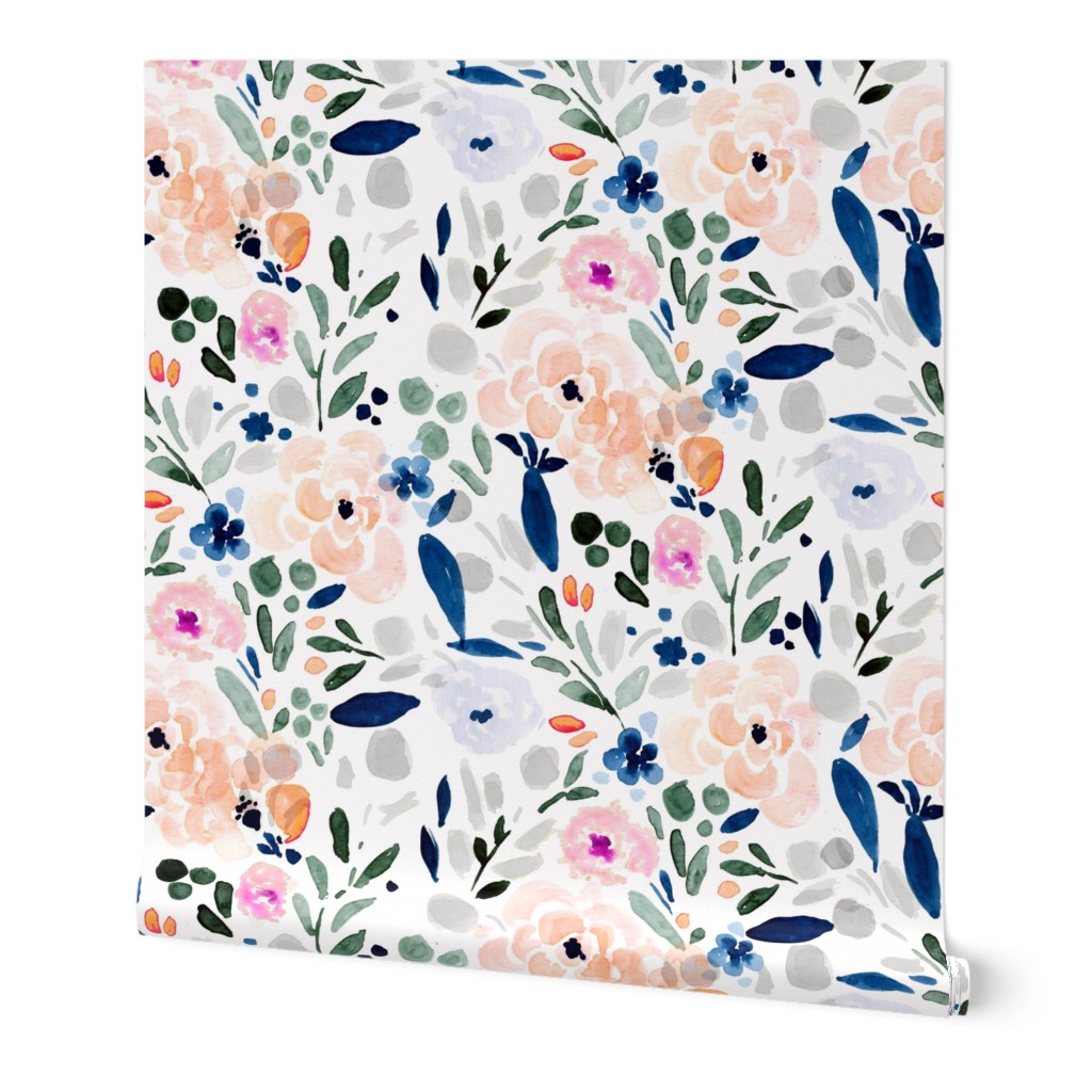 Sierra Floral - Multi Wallpaper | Shutterfly