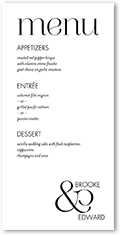 Wedding Menu Cards | Wedding Menus | Shutterfly