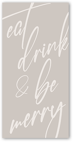 Cursive Captions 4x8 Wedding Menu by Hello Little One | Shutterfly