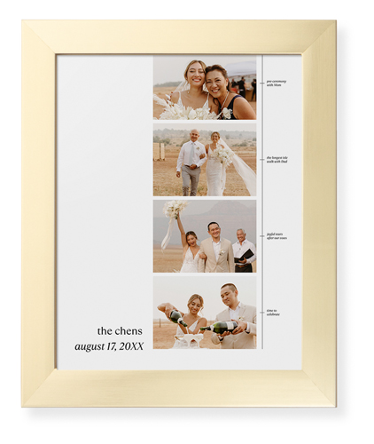 First Year Timeline Framed Print | Print | Shutterfly
