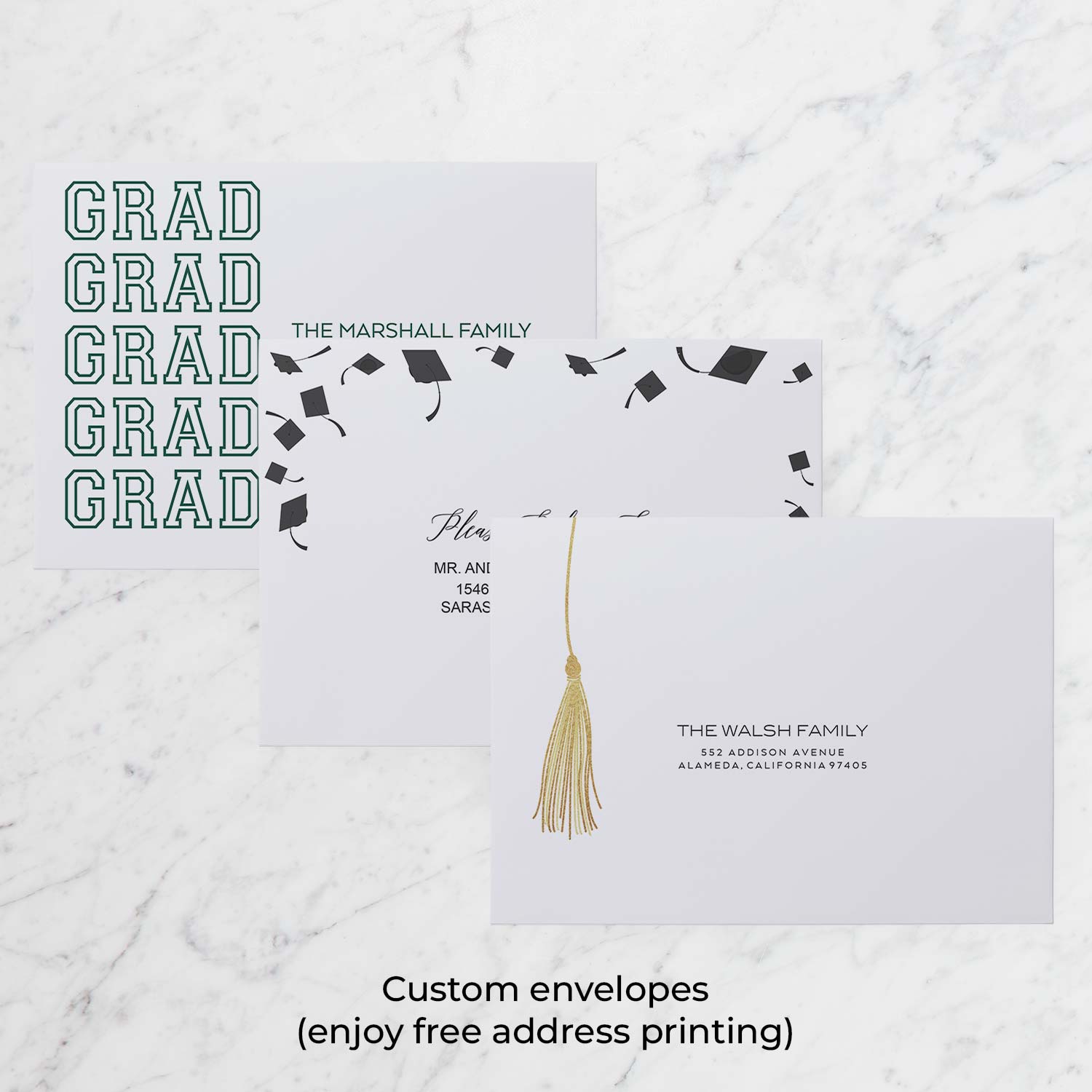 Gleaming Graduate 5x7 Gate Fold Card by Hello Little One | Shutterfly