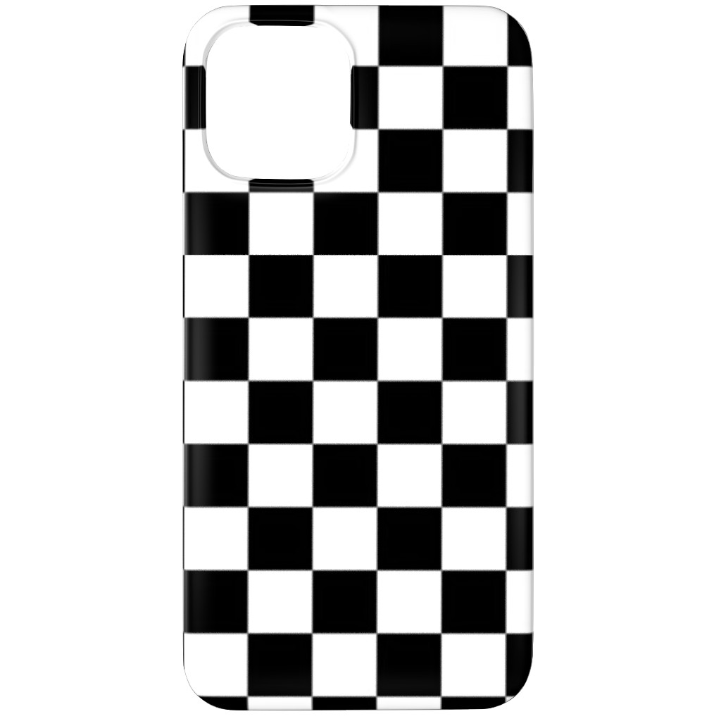 Checker - Black and White Phone Case | Shutterfly