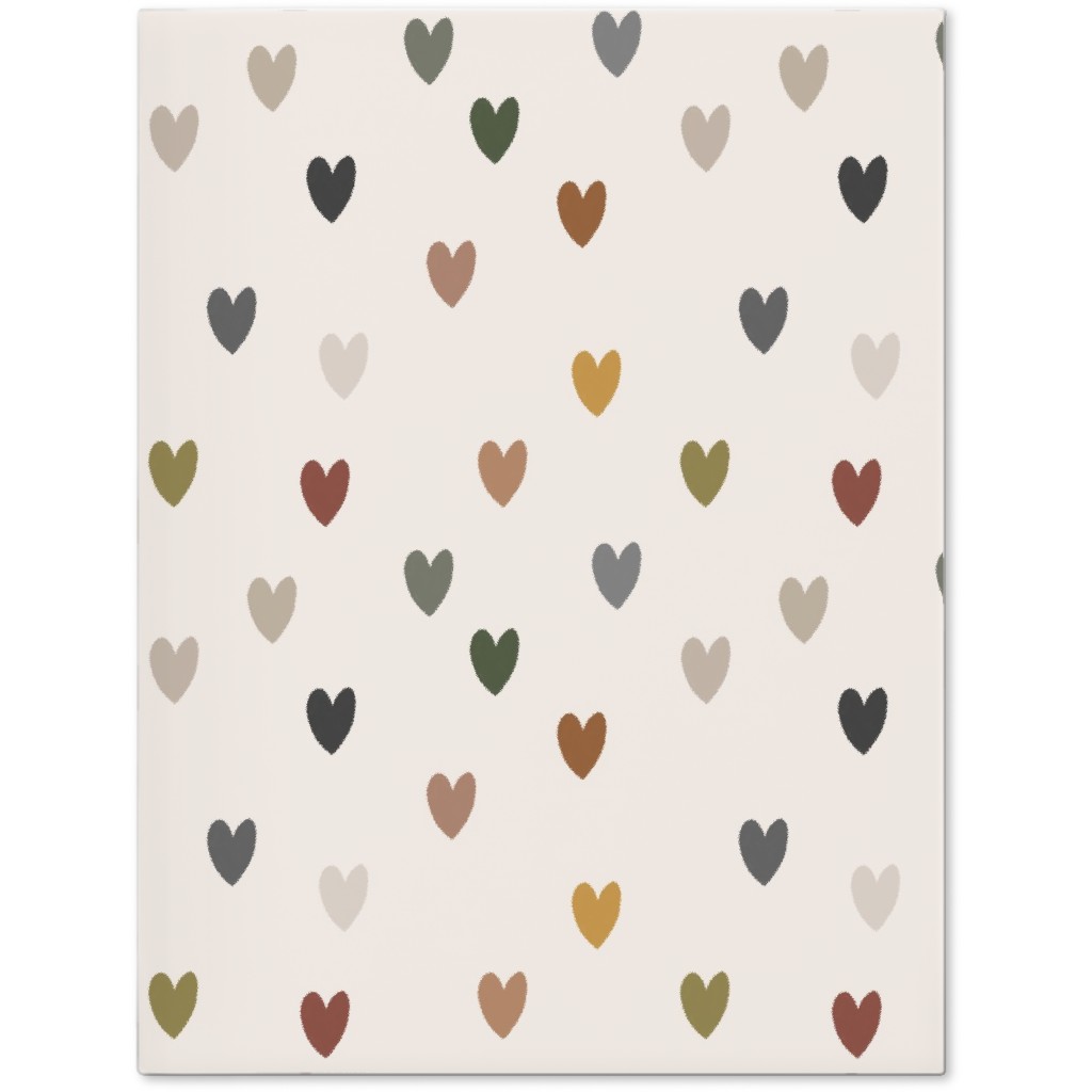 Earthy Colored Hearts - Multi Muted Journal | Shutterfly
