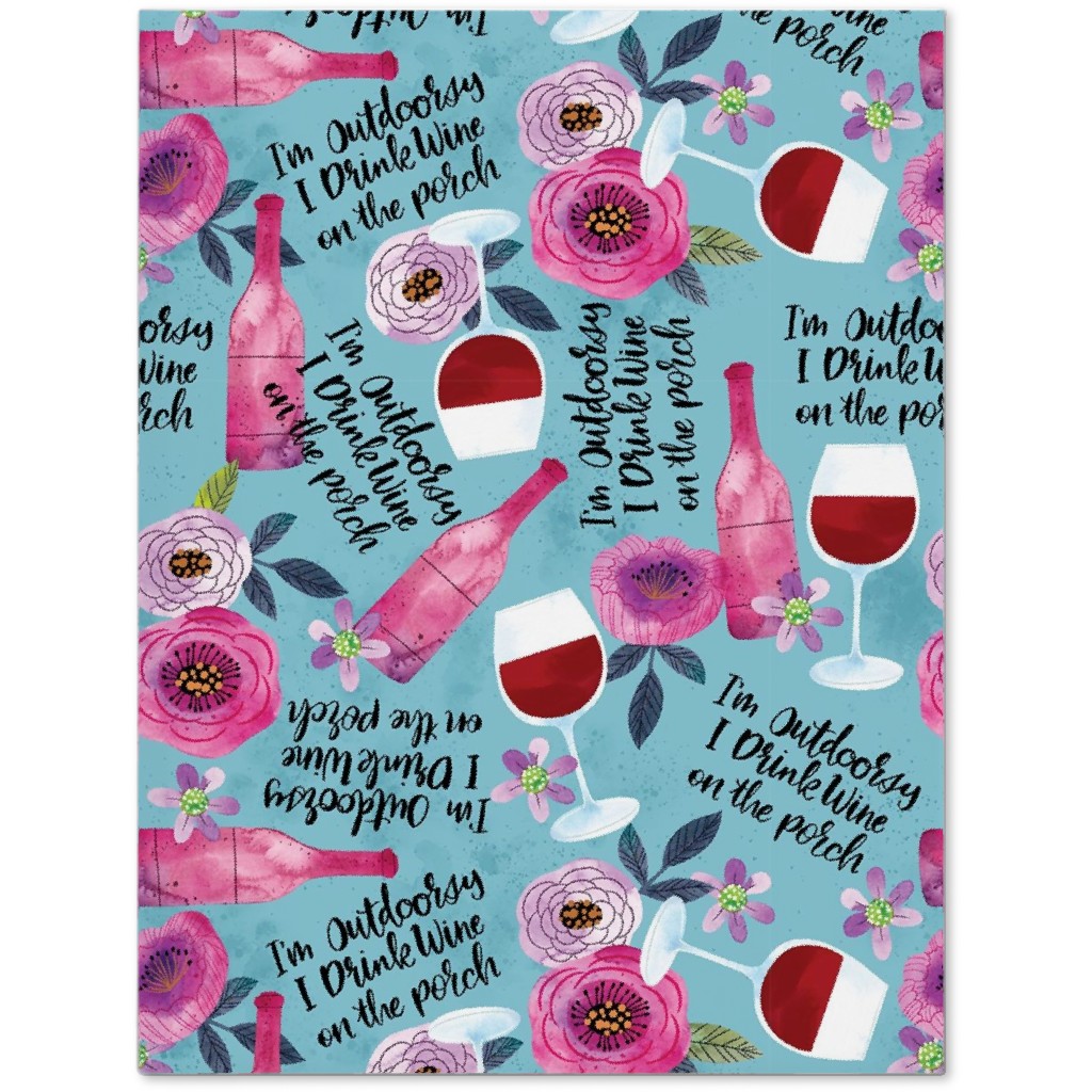 I'm Outdoorsy, I Drink Wine on the Porch - Multi Journal | Shutterfly