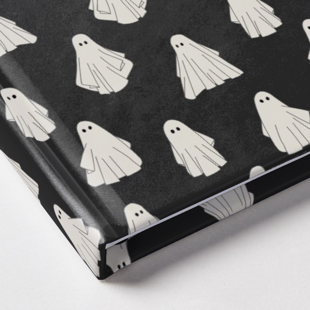 Spooky Halloween Vintage Ghosts - White on Black Journal | Shutterfly