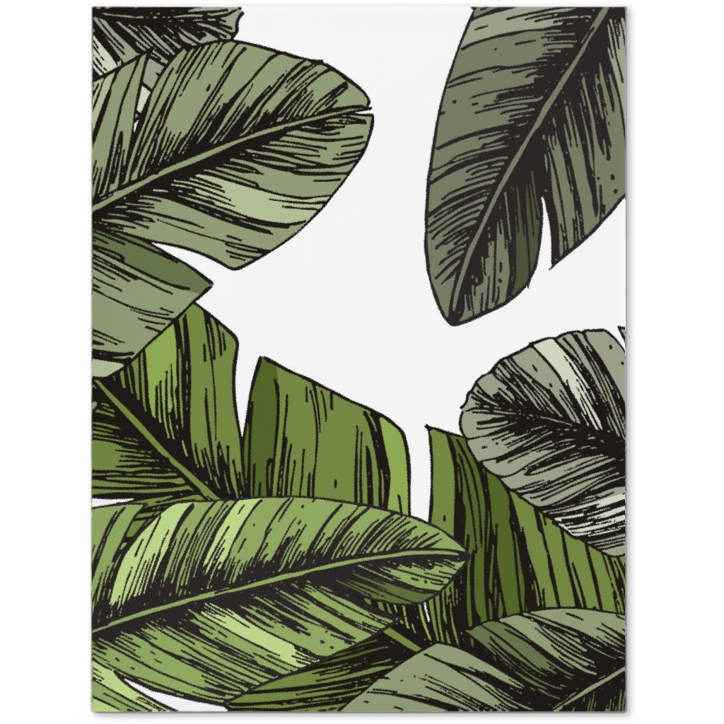 Tropical Palm Leaves - Green Journal | Shutterfly