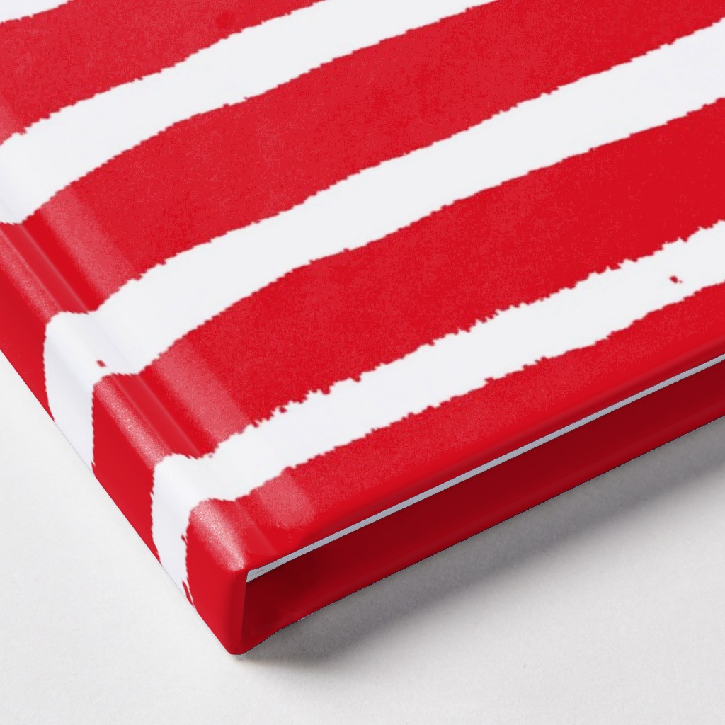 Painted Stripes - Red Journal | Shutterfly