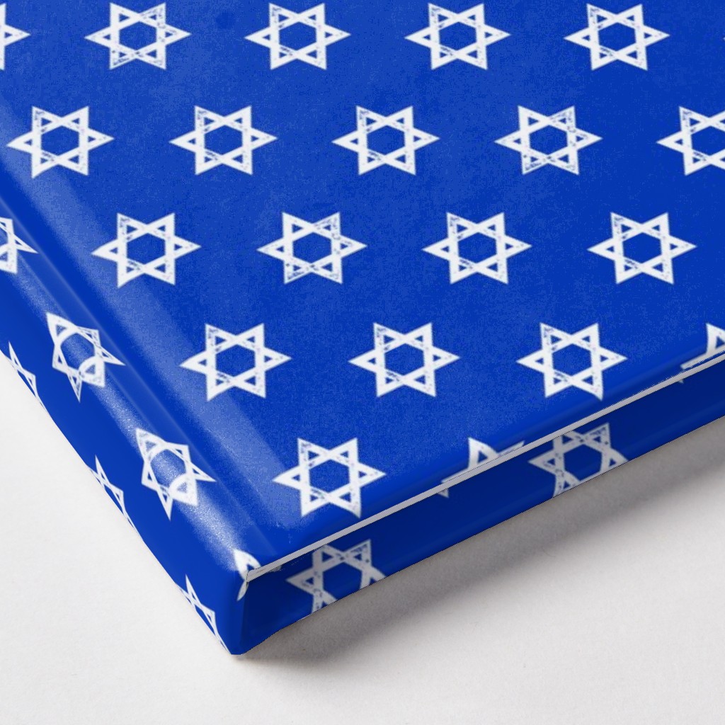 Star of David - White on Blue Journal | Shutterfly