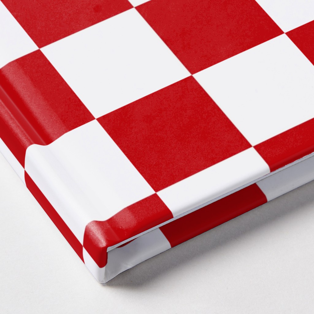 Checkerboard - Red and White Journal | Shutterfly