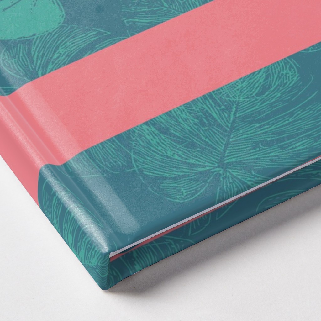 Monstera Leaf Stripes Journal | Shutterfly