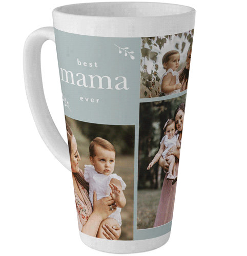 Simple Foliage Frame Tall Latte Mug by Shutterfly | Shutterfly