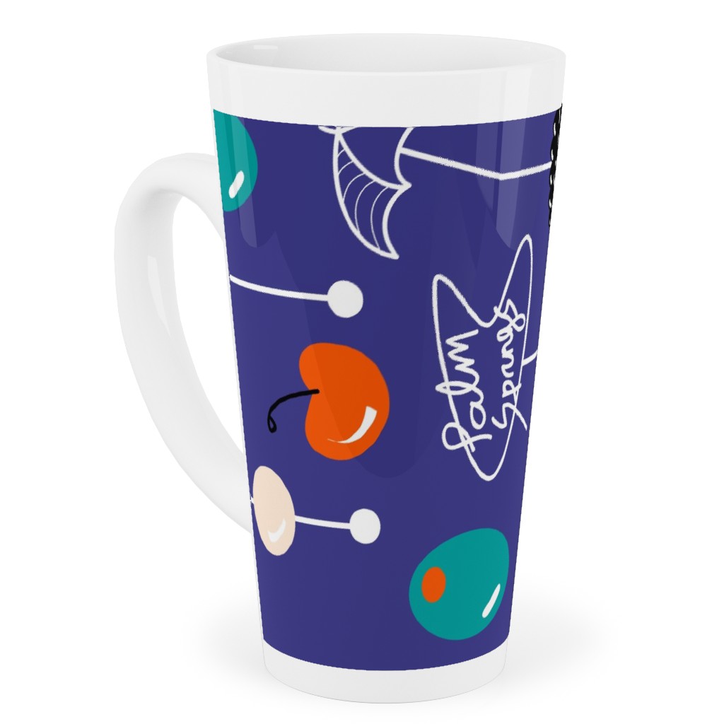 Palm Springs Fruit Cocktail - Blue Tall Latte Mug | Shutterfly