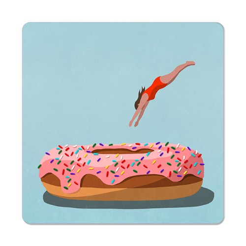 Donut Dive Magnet by Shutterfly | Shutterfly