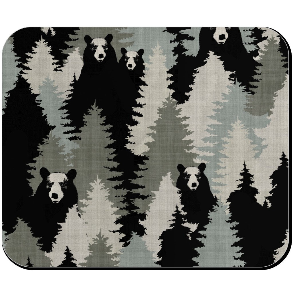 Bears Texture - Green Mouse Pad | Shutterfly