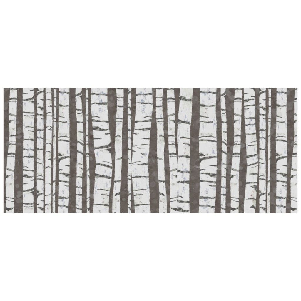 Birch Trees - White on Brown Ceramic Mug | Shutterfly