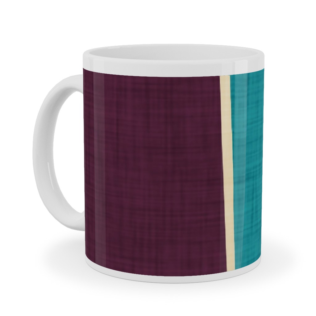 Mid Century Mod Retro Waves - Multi Ceramic Mug | Shutterfly