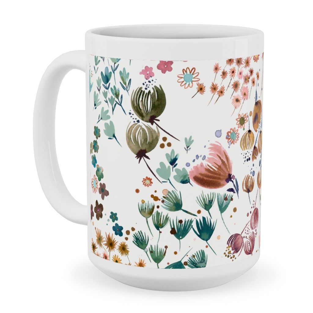 Meadow Flowers - Multi Latte Mug | Shutterfly