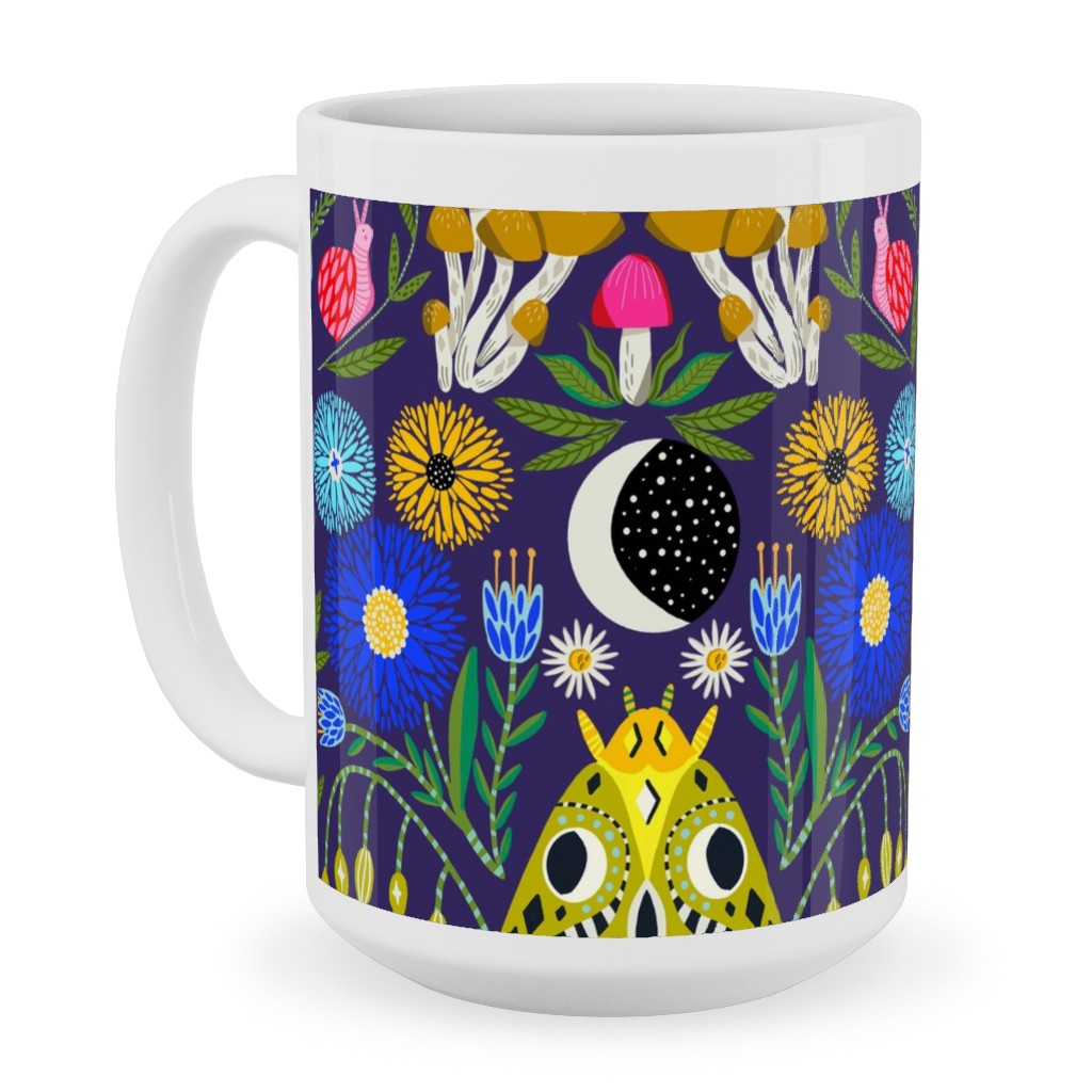 Moth Moon Mushroom - Multicolor Blanket | Shutterfly