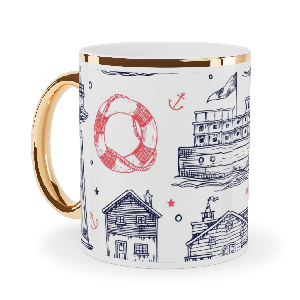 Sea Stories - Navy and Pink Notebook | Shutterfly